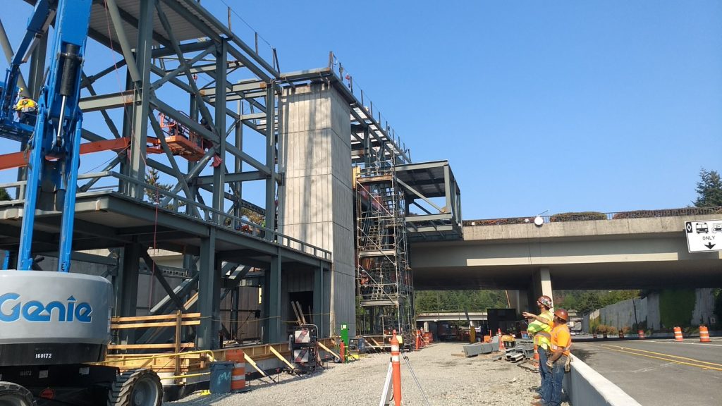 Mercer Island Station : East Link Extension « North Coast Erectors